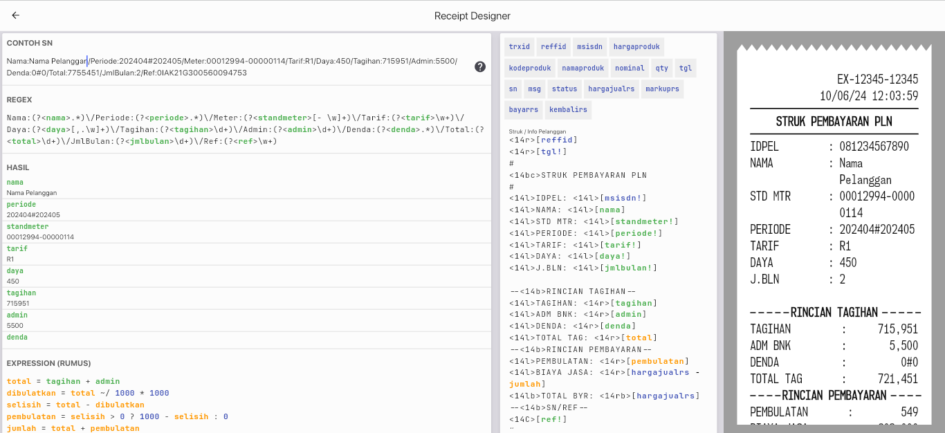 Fungsi Customer Info Design dan Receipt Design – PT INFINITY SMART ...